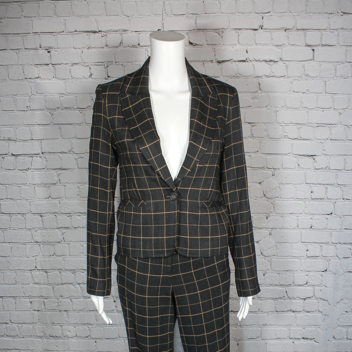NEW! Milo Jacket in Black with Tan Windowpane Check by Drew– Fire Opal ...